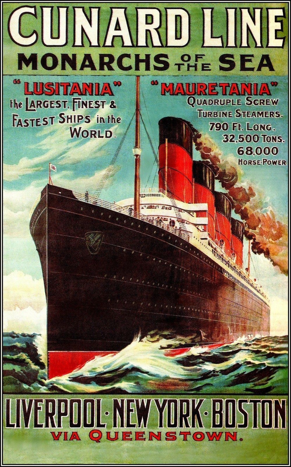 Cunard Line – Literary Fictions