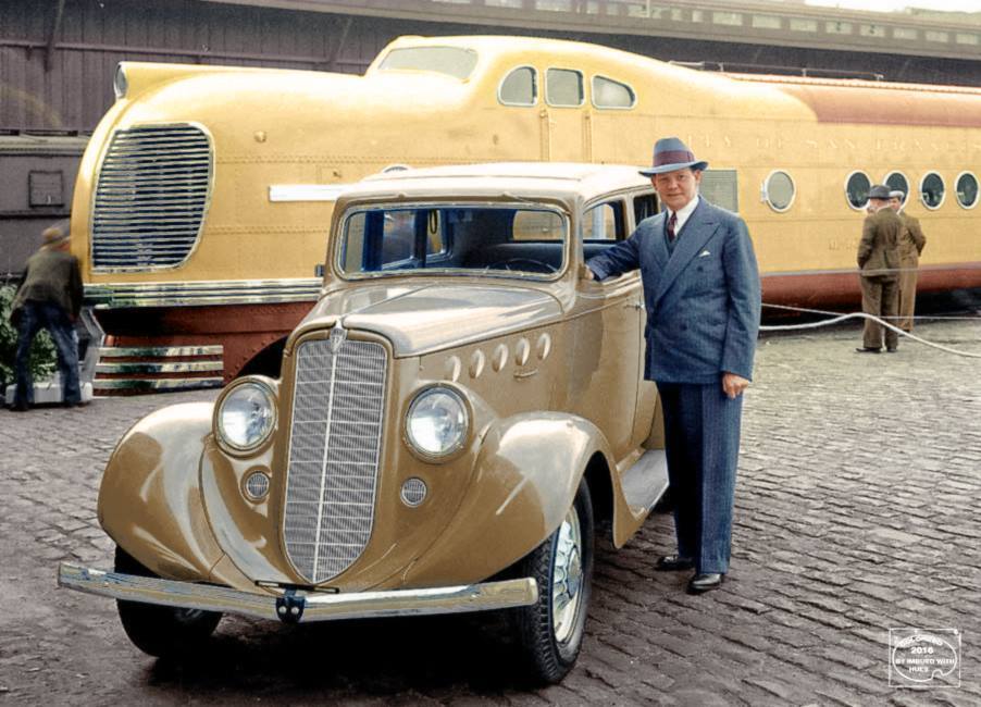 1936 Willys 77 Sedan and the City of San Francisco Streamliner ...